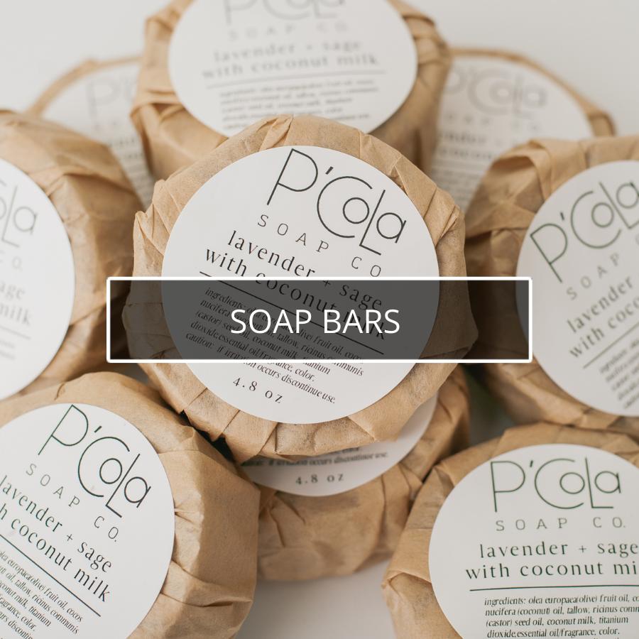 Soap Bars- Handmade Natural Coconut Milk Soap -P'Cola Soap Co. – P'cola ...